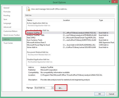 Excel Vba Solutions Add Data Analysis Command To Data Tab In Excel 2013