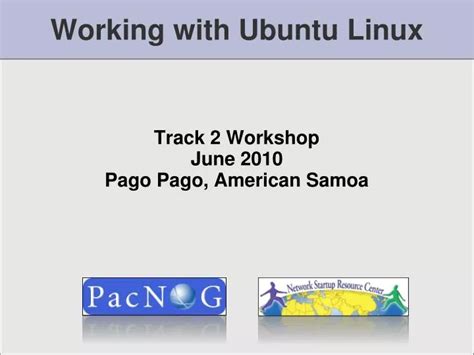 Ppt Working With Ubuntu Linux Powerpoint Presentation Free Download Id3648281