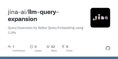 Github Jina Aillm Query Expansion Query Expension For Better Query Embedding Using Llms