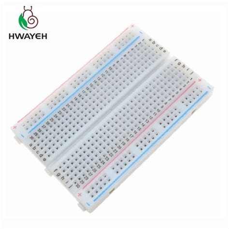 【yiyangmaoyi111】1 Pcs New 400 Solderless Pcb Breadboard Mini Universal Test Protoboard Diy Bread