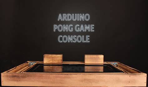 Arduino Pong Game Console Behance