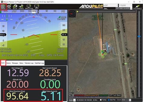 Windspeed Estimation And Baro Compensation — Copter Documentation