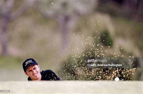 Van Phillips Of England Plays Out Of A Bunker During The Estoril Open