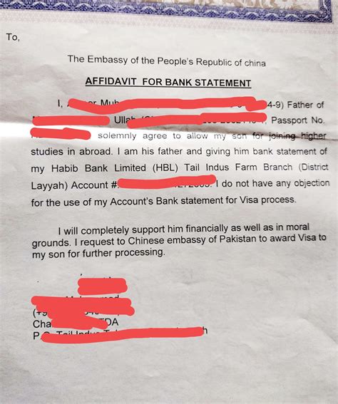 Affidavit Format For Bank Statement Csc Guide Official