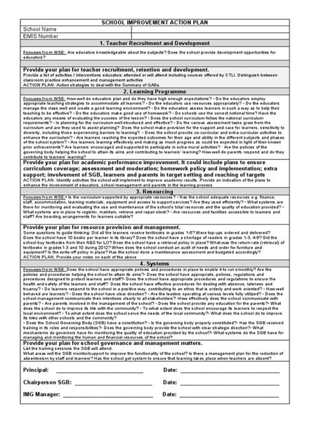 Sip Action Plan Eng Pdf