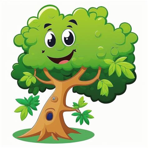 Animated Tree With Face