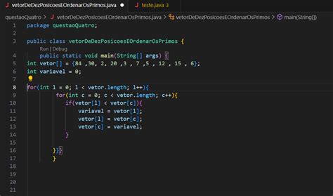 [dúvida] imprimir números primos de um vetor em java java alura