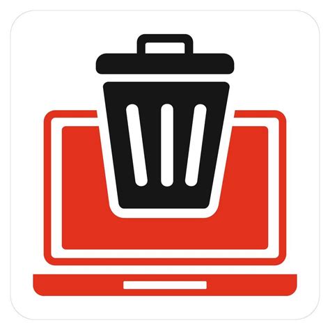 Remove Laptop And Delete Icon Concept 50857693 Vector Art At Vecteezy