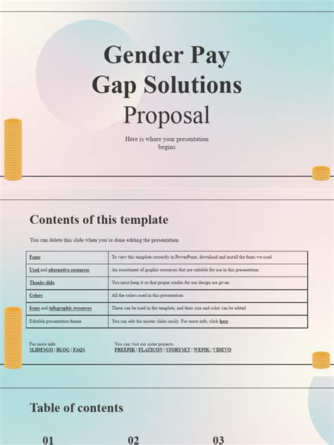 Gender Pay Gap Solutions Proposal Pdf
