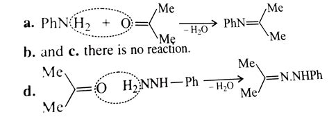 Among The Following Compounds Which Will React With Acetone To Give A