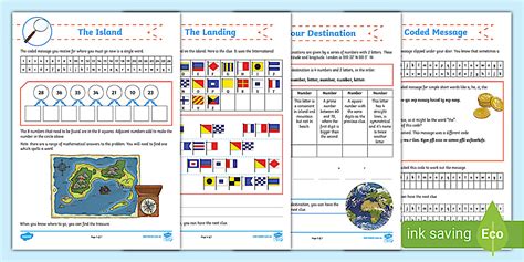 Treasure Hunt Problem Solving Challenge Teacher Made