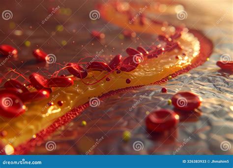 Ldl And Hdl Cholesterol Diagram Shows Artery Health Key Objects Vector Illustration