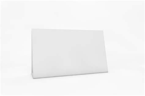 빈 및 흰색 프로모션 테이블 토커 및 테이블 텐트 3d 모의 렌더링 0명에 대한 스톡 사진 및 기타 이미지 0명 3차원 형태 Publicity Event Istock