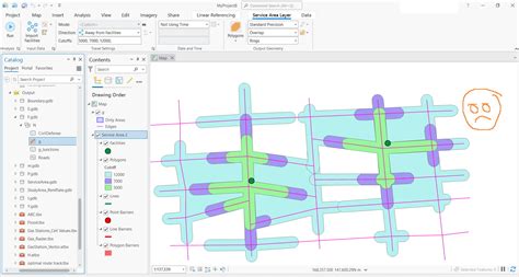 Solved Arcgis Pro 302 The Result Of The Service Area” Esri Community