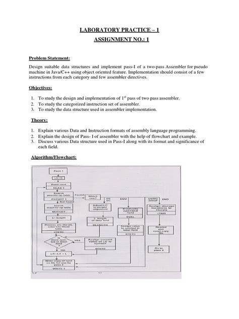 Pass 1 Pdf Assembly Language String Computer Science