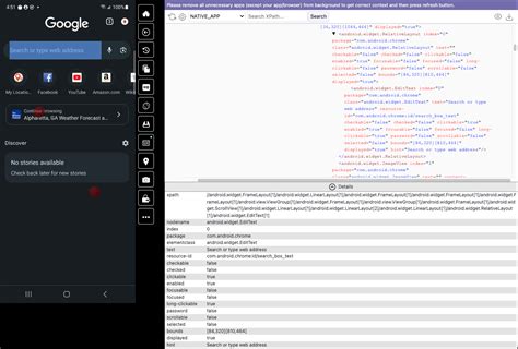 Object Spy And Searching Xpath In Appium Inspector Testgrid