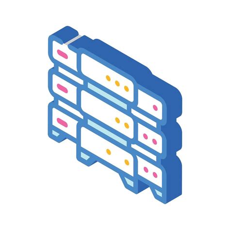 Data Center Server Isometric Icon Vector Illustration 17316879 Vector Art At Vecteezy