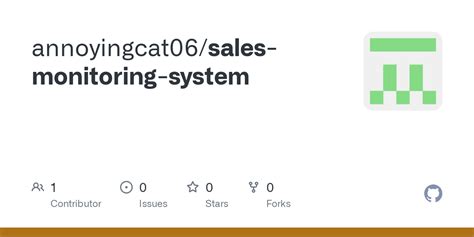 Github Annoyingcat06sales Monitoring System