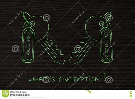 Matching Private And Public Keys Encryption Algorithms Concept Stock Image Image Of Security