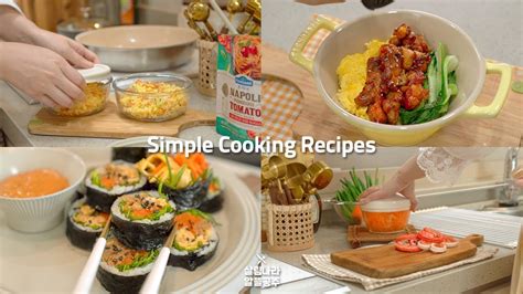 Eng 쉽고 간단한 14가지 한 그릇 요리 모음집🍳 집에 있는 재료로 뚝딱 만드는 방법 Youtube