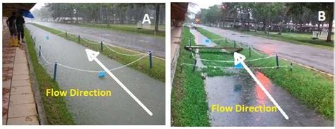 Flow Scenarios When The Grass Is Submerged A And Unsubmerged B Download Scientific Diagram