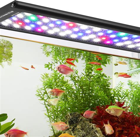 Hygger Luz Led Para Acuario Para Tanque De Peces Iluminación De Espectro Completo Con Modo