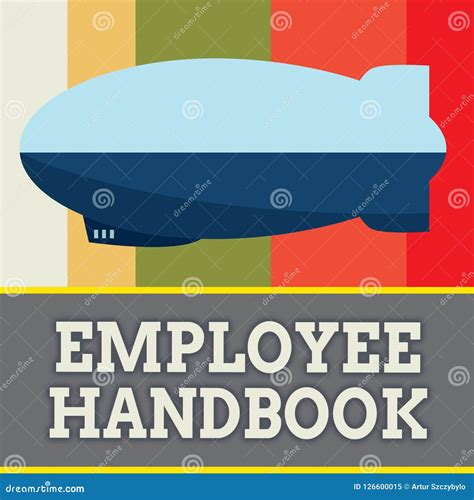 Word Writing Text Employee Handbook Business Concept For Document That Contains An Operating