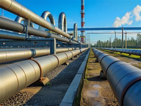 Premium Photo Pipeline System In Daylight