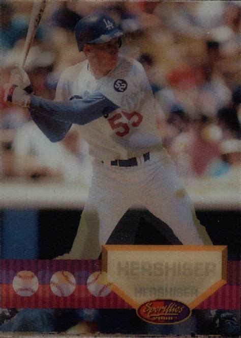 1994 Sportflics Baseball Card 125 Orel Hershiser