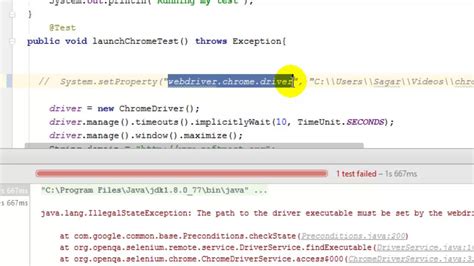 Webdriver Chrome Driver System Property In Selenium YouTube