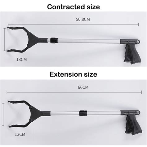 Telescopic Garbage Picker Short Lightweight Extra Long Handy Trash Claw