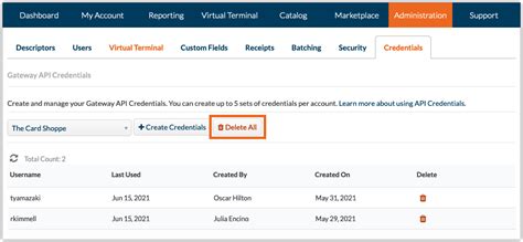gateway api credential generator