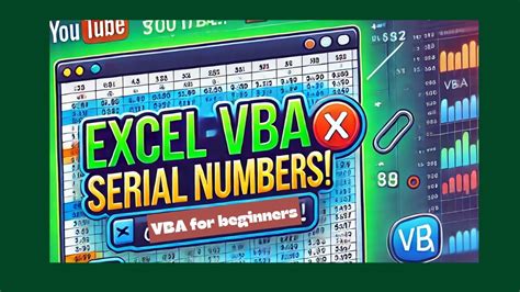 master excel vba generate serial numbers in minutes excelvba automation exceltutorial