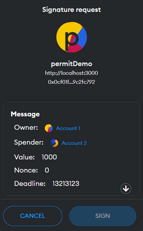 Github Peakycryptoseip 2612 Permit Extension Demo Eip 20 Approvals Via Eip 712 Secp256k1