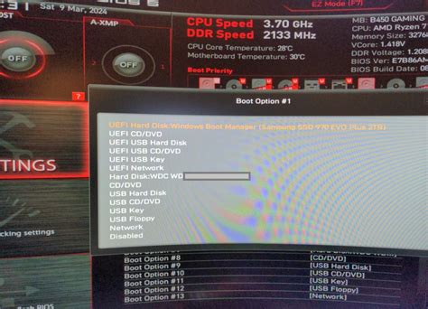 how to select a different bootloader for a specified drive msi global english forum