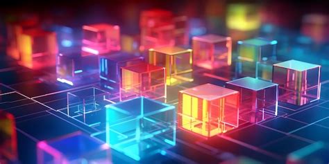 Premium Ai Image Futuristic Cyberspace Background 3d Style Of Data Processing Futuristic