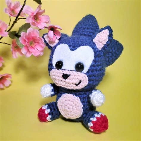 Handmade Chibi Sonic The Hedgehog Amigurumi Plush Etsy Sonic Plush Toys Sonic The Hedgehog