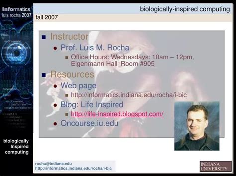 PPT Biologically Inspired Computing PowerPoint Presentation Free Download ID