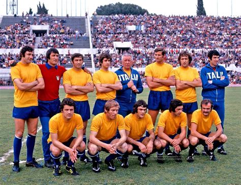 Italy Squadra Azzuri 1973 Italy Team Team Training Sport