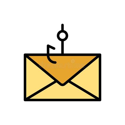 Message Cyber Attack Icon Simple Color With Outline Vector Elements Of Hacks Icons For Ui And