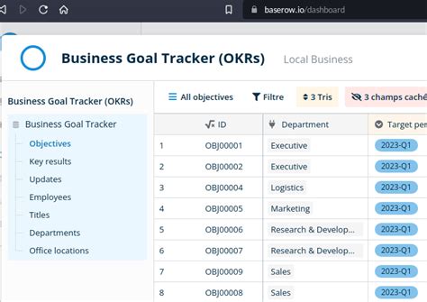 Preview Of Okrs Templates Not Viewable But Working In App Feedback Baserow