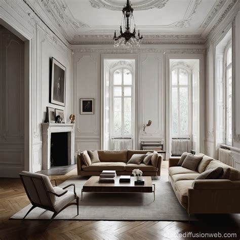 Classic Interior Space Design Stable Diffusion Online