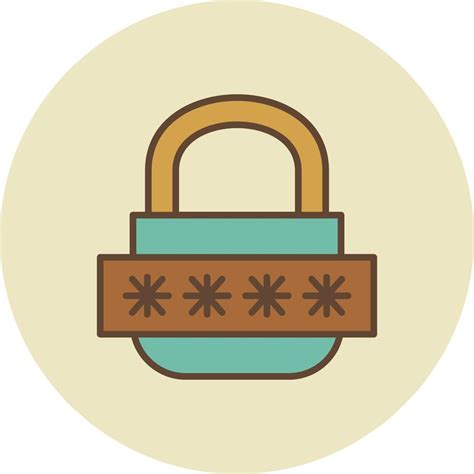 Password Filled Retro 9721396 Vector Art At Vecteezy