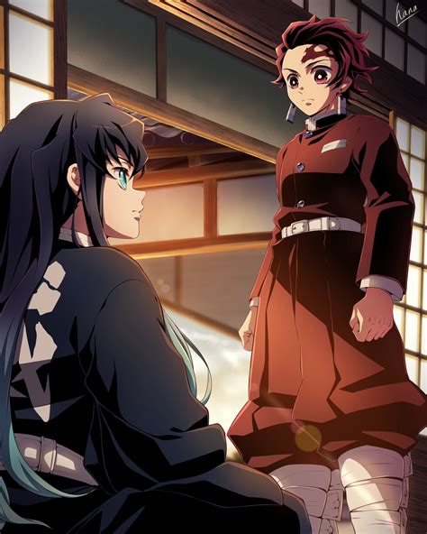 Kamado Tanjirou And Tokitou Muichirou Kimetsu No Yaiba Drawn By Hana