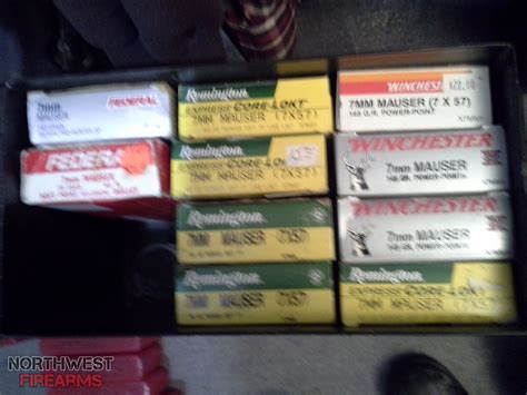 7x57 Mauser Factory Ammo Boxes Of 20 And Reloads Too Northwest Firearms