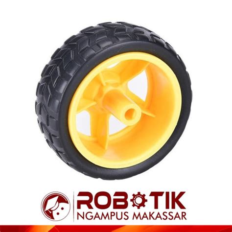 Jual Roda Motor Dc Gearbox Ban Wheel Tire Smart Car Kota