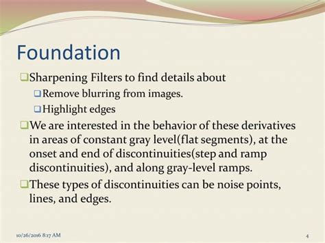 Sharpening Spatial Filters Pptx