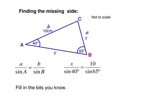 PPT Sine Rule PowerPoint Presentation Free Download ID 5489503