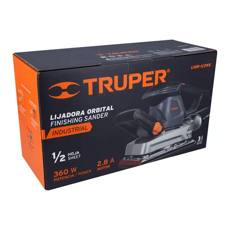 Lijadora Orbital 12 Hoja 360 W Industrial Truper
