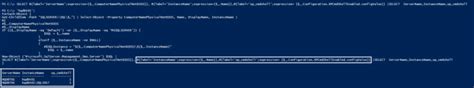 Automatic Gathering Of Sql Server Configuration By Using Powershell